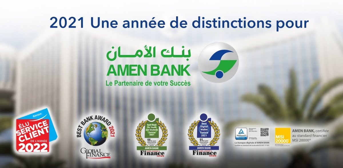2021, une année de distinctions pour AMEN BANK