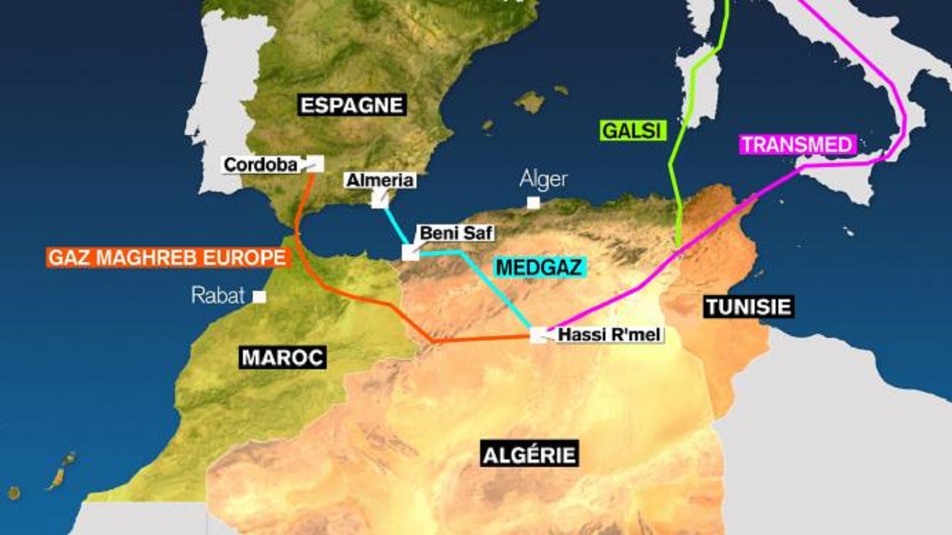Le nouveau gazoduc entre l’Algérie et l’Italie zappera la Tunisie