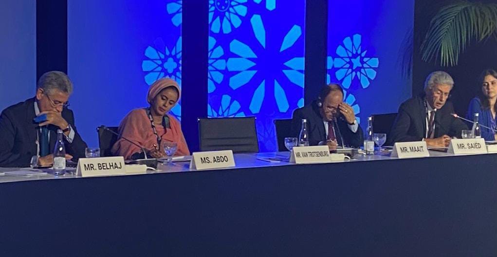 Samir Saïed discute de la coopération financière à Marrakech