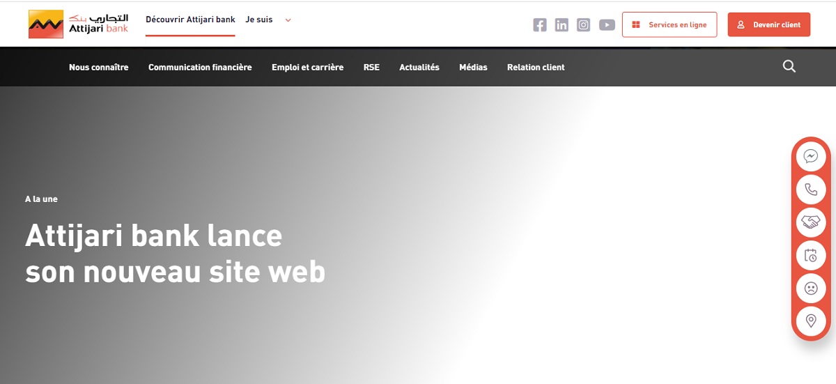 Lancement du nouveau site web d’Attijari bank