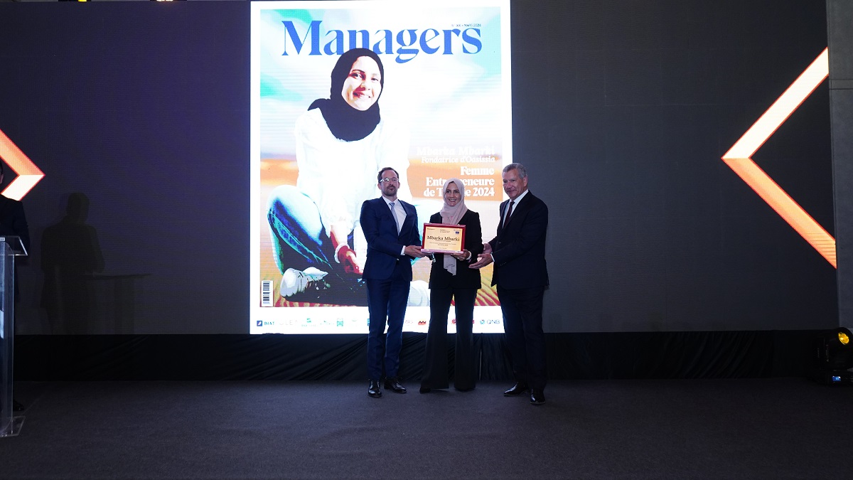 Mbarka Mbarki, fondatrice d’Oasissia, élue Femme Entrepreneure de l’année