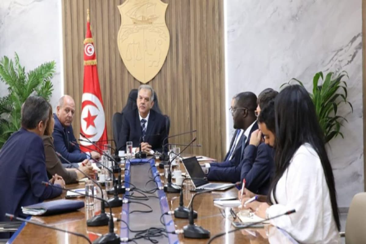 Sadok Mourali reçoit une délégation de la FIFA et de la CAF