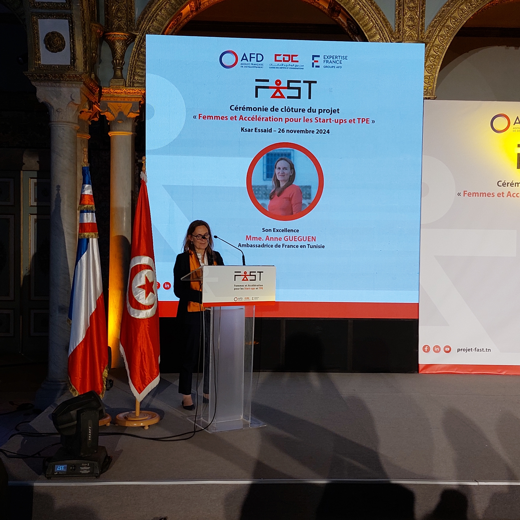 Clôture du projet FAST : Anne Guéguen célèbre l'entrepreneuriat féminin ...