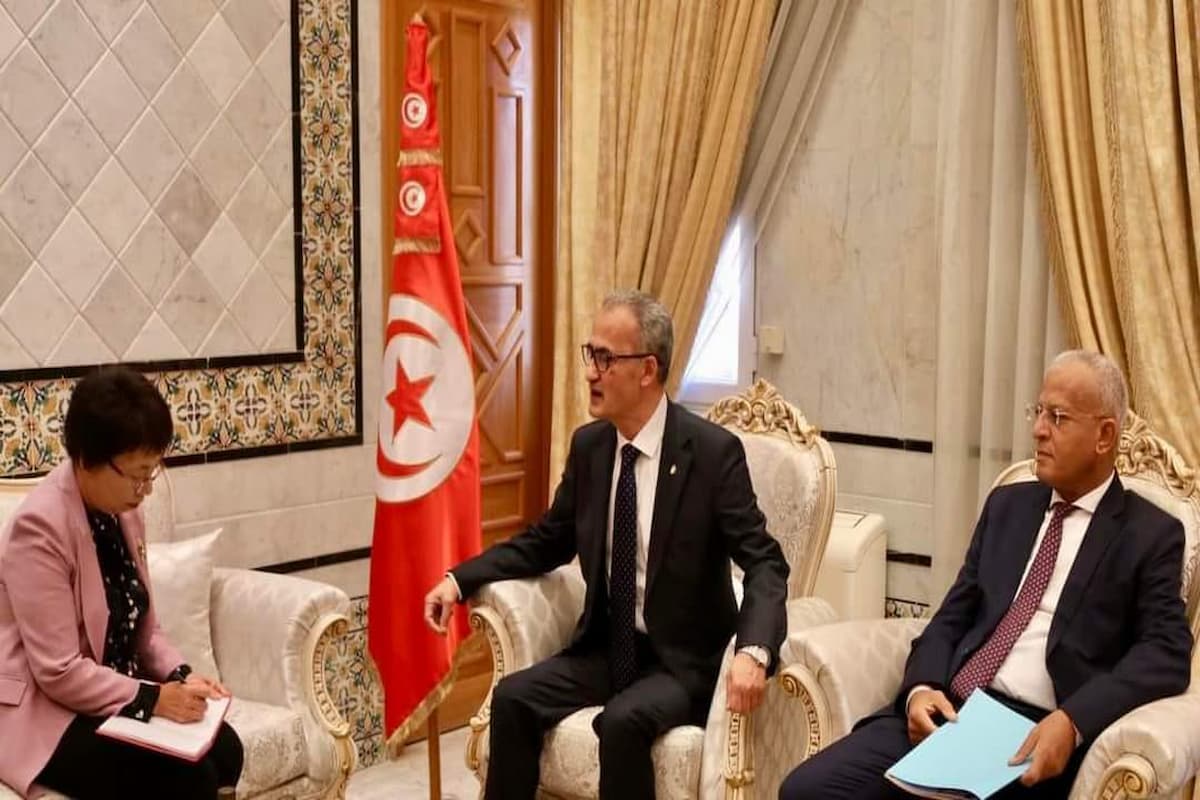 Rencontre entre Mohamed Ben Ayed et Sun Shuizhan