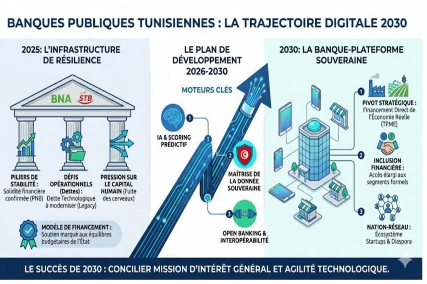 Banques publiques tunisiennes, le levier de la souveraineté numérique